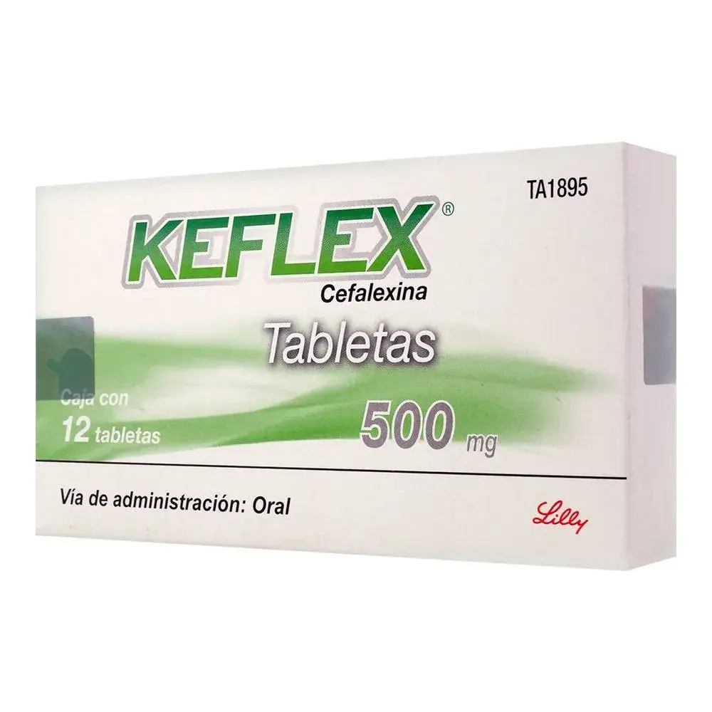 KEFLEX 500MG TABLETAS C/12 | Farmacias MV